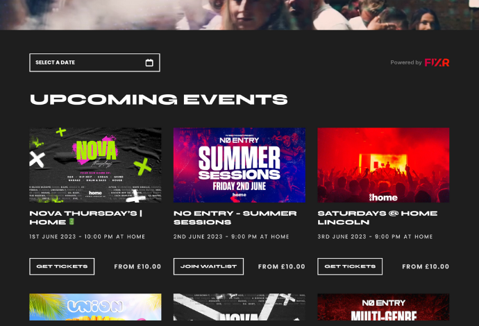 Improve conversion rates with an integrated FIXR Ticket Shop